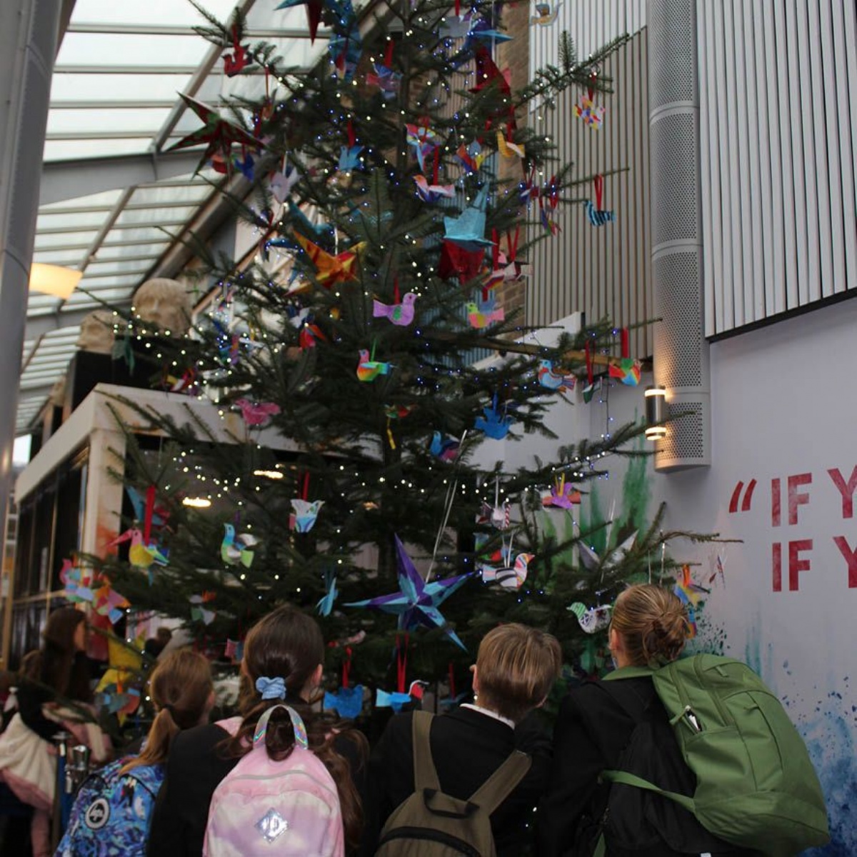Stoke Damerel Community College - SDCC christmas tree is up!